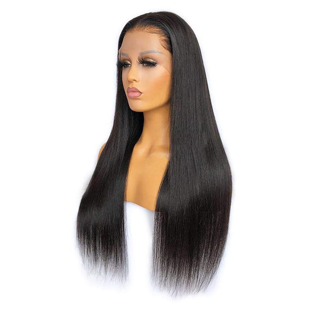 Luve 360 Lace Frontal Wig Straight Human Hair 360 Wigs Pre-Plucked ...