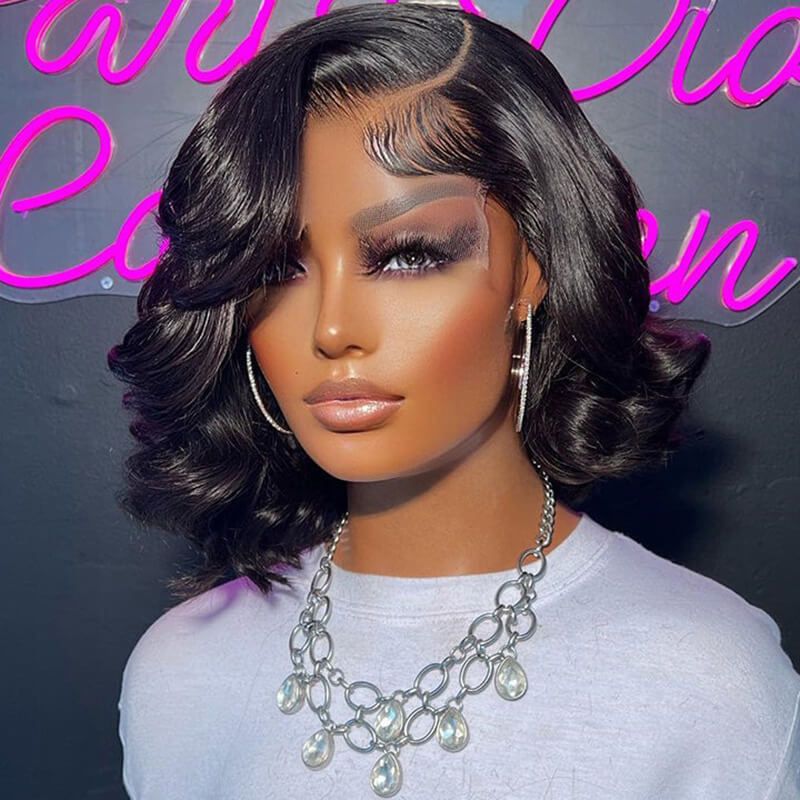 Luve PartingMax Glueless Wigs Boss Style 7x7 Lace Closure Short Bob ...