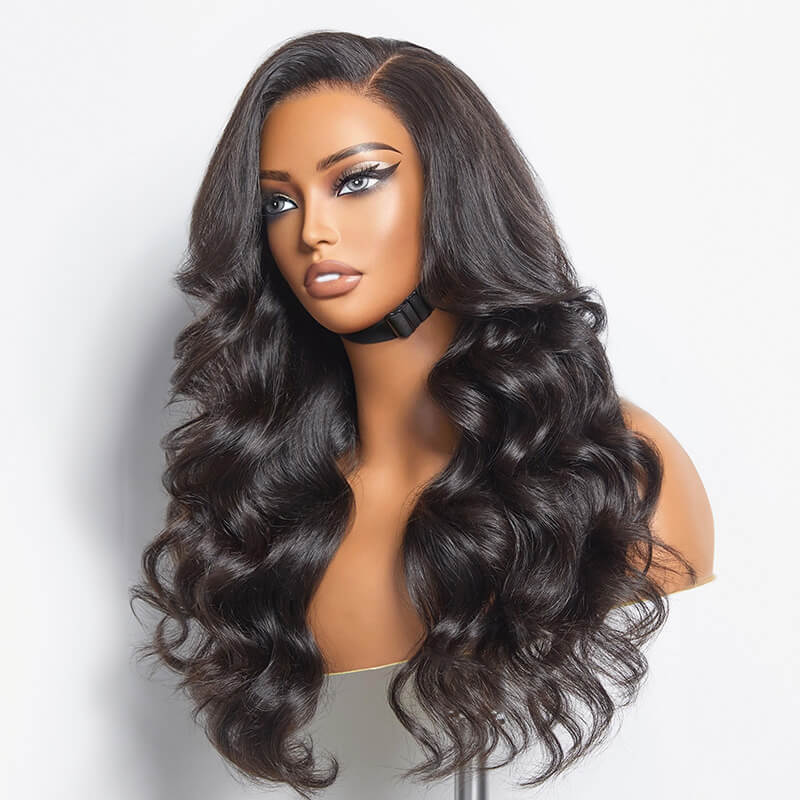 Luve PartingMax Glueless Wigs Pre Bleached Body Wave 7x7 Closure HD ...