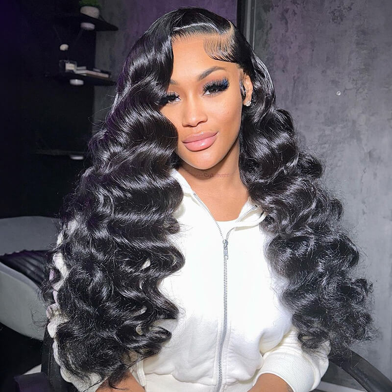 Luve PartingMax Glueless Wigs Pre Bleached Loose Deep Wave 7x7 Closure ...
